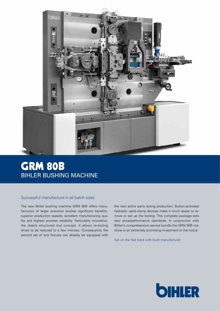 GRM 80B | Bihler of America