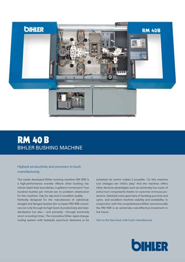 RM 40B | Bihler of America